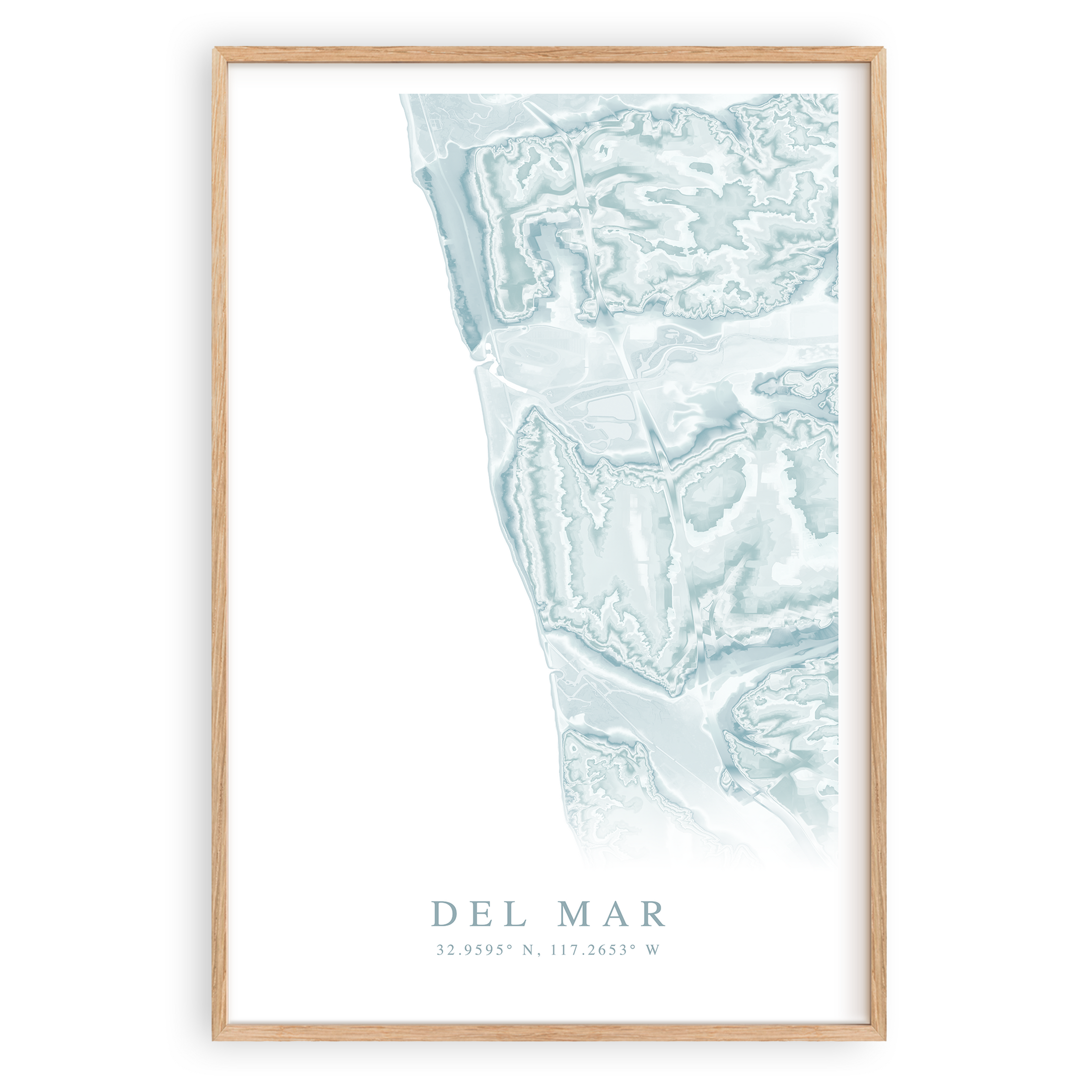 Del Mar Map Print – VirtualMap