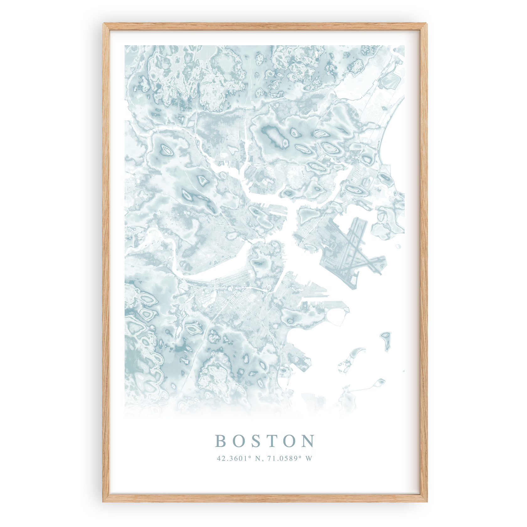 Boston Map Print – VirtualMap