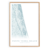 Ponte Vedra Beach Map Print – VirtualMap
