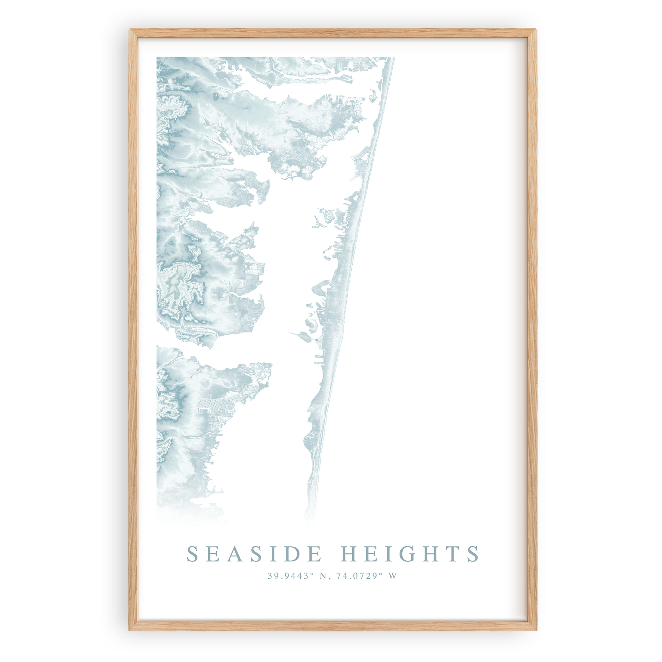 Seaside Heights Map Print – VirtualMap