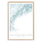 New England Coast Map Print – VirtualMap