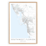 Southwest Florida Map Print – VirtualMap