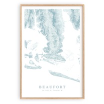 Beaufort NC Map Print – VirtualMap