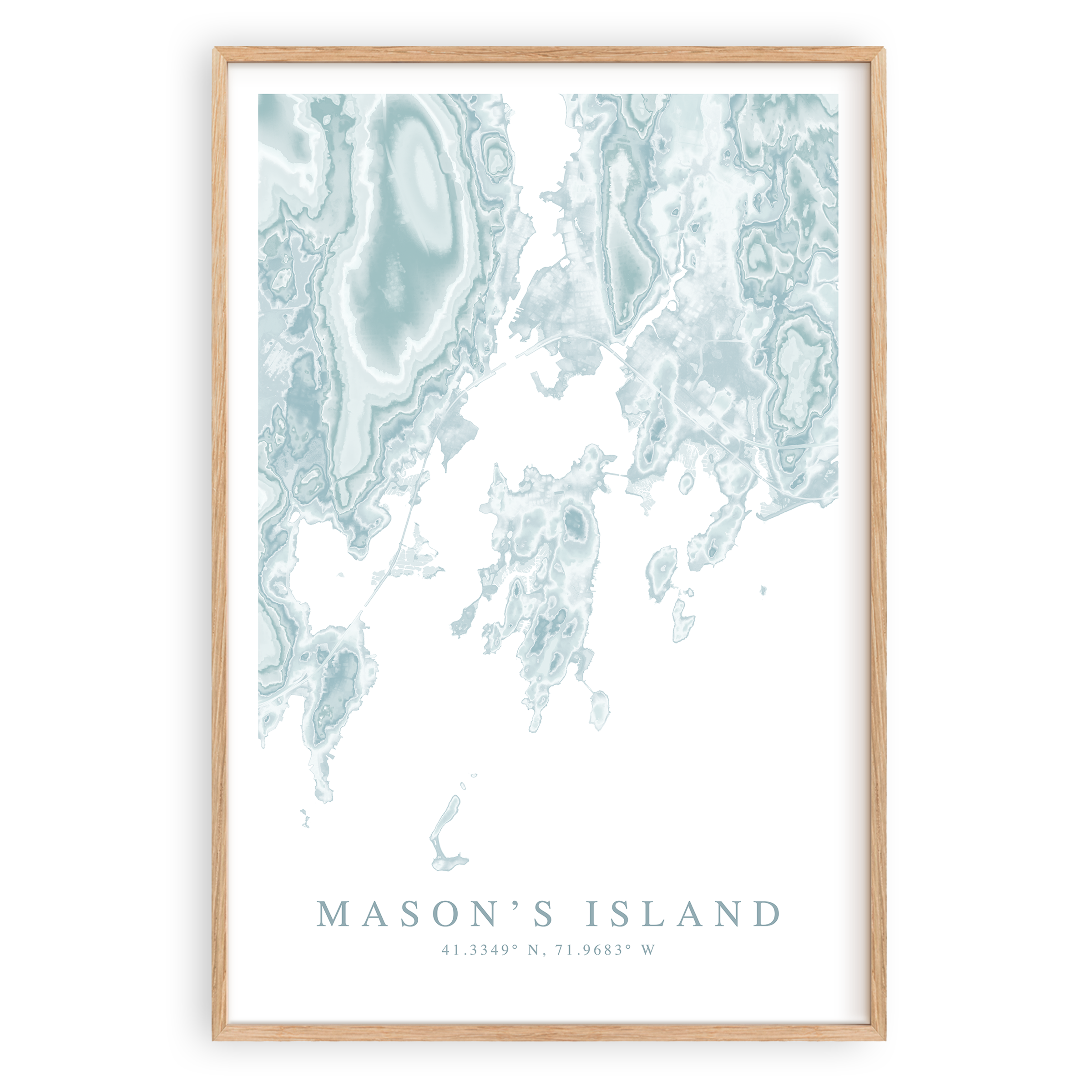 Mason's Island Map Print – VirtualMap
