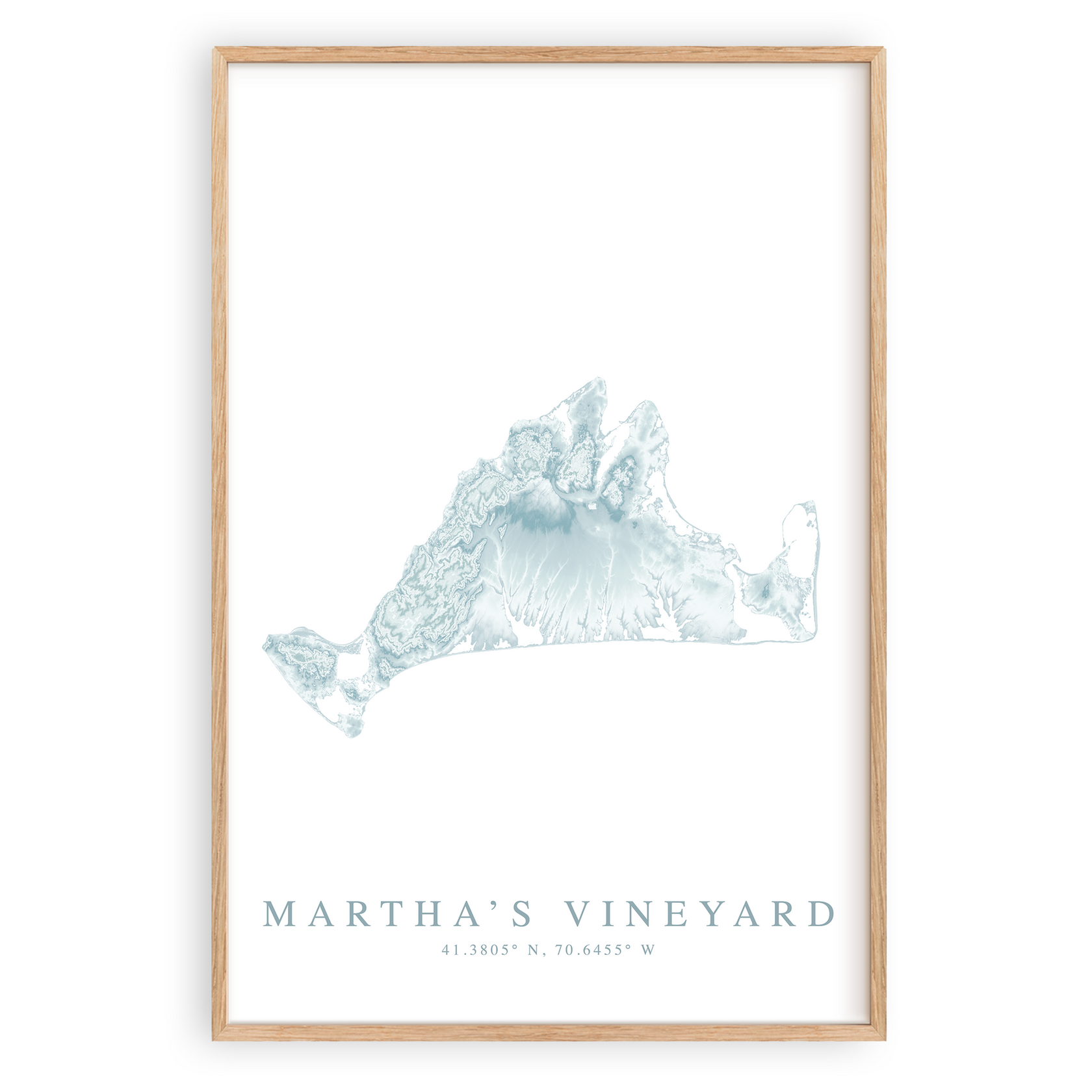 Martha's Vineyard Map Print – VirtualMap
