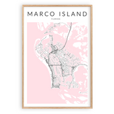 Pink Minimalist Maps – VirtualMap