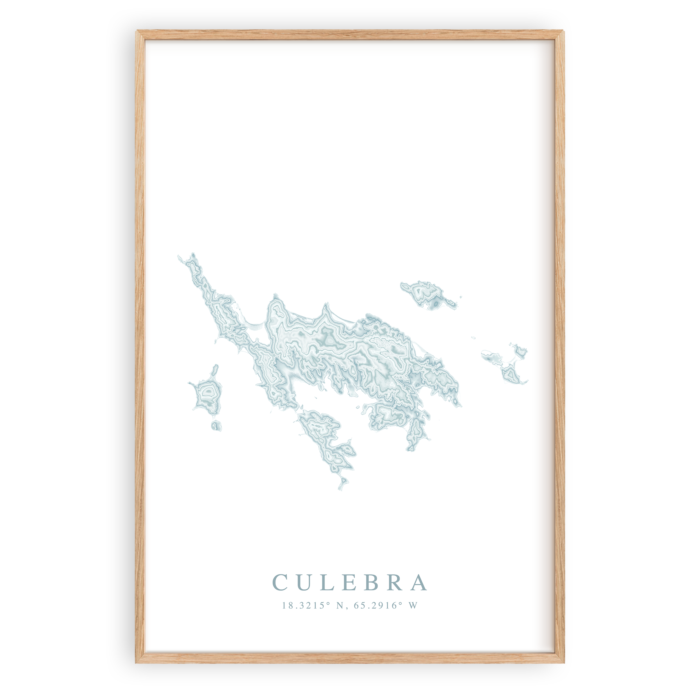 Culebra Map Print – VirtualMap