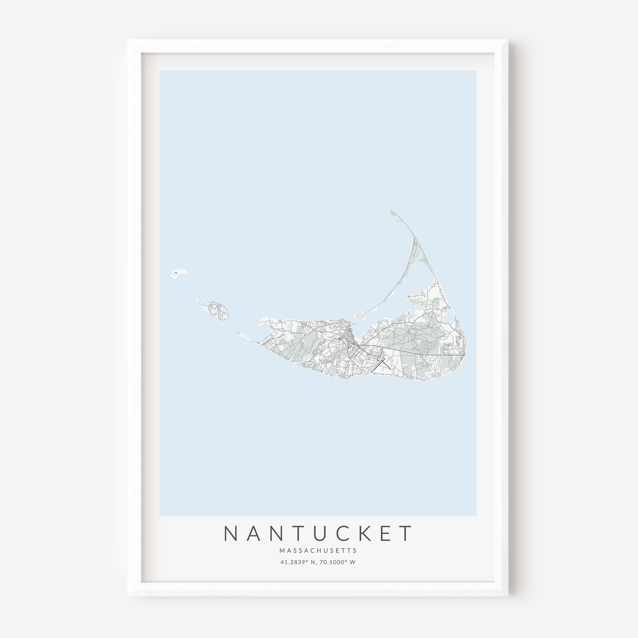 Nantucket Map Print – VirtualMap